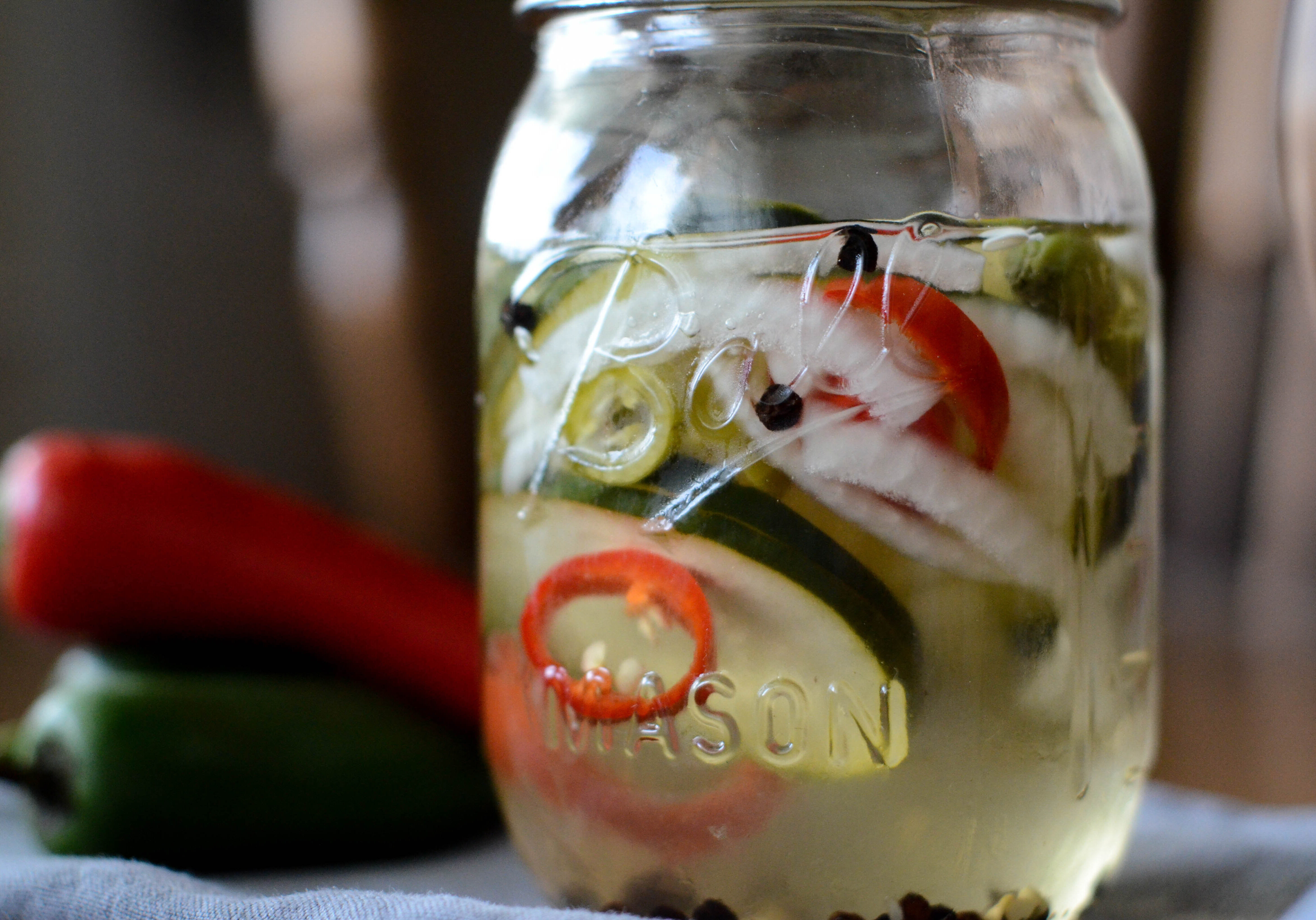 Spicy Icebox Pickles - VeryVera